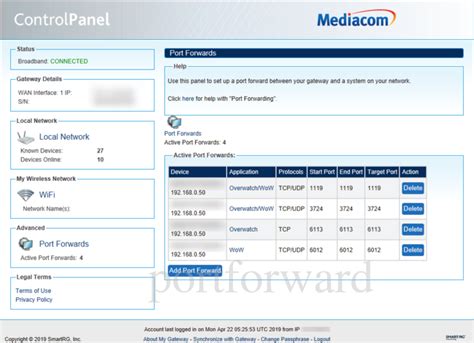 Simple Technicolor Cgm4231mdc Router Port Forwarding Instructions