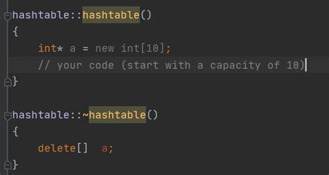 How To Delete Dynamically Allocated Array In Destructor In C Stack Overflow