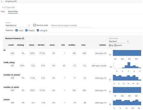 three ways to profile data with azure databricks