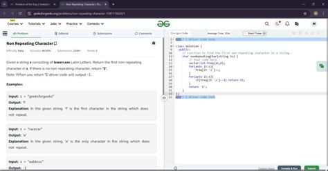 mahfuz ahmed on linkedin gfg160 gfg160 geekstreak2024 geeksforgeeks problemsolving strings