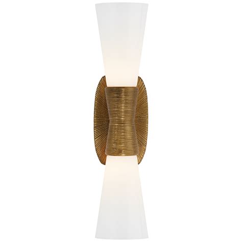 Utopia Small Double Bath Sconce Eu Kw2047 Visual Comfort