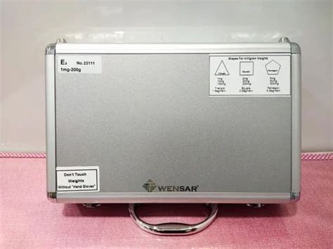 SS Silver E Class Weights Box MODEL RK E For Laboratory At Rs Piece In Nashik