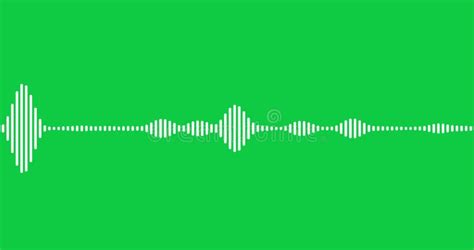 Audio Waveform On Green Screen Stock Footage Video Of Vocal Overlay 326767700