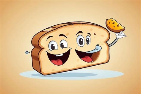 Premium Photo Isolated Happy Smile Searching Something Slice Of Bread