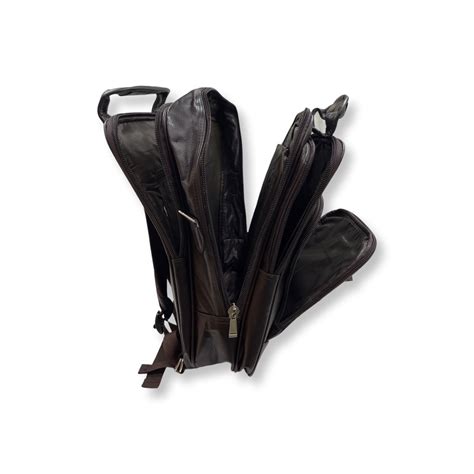 Pasta Mochila Executiva Em Couro Sintético Para Notebook Shopee Brasil