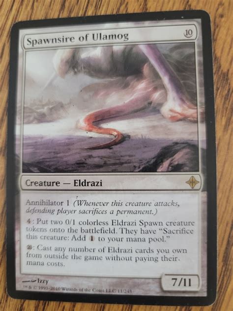 Spawnsire Of Ulamog Rise Of The Eldrazi Mtg Ebay