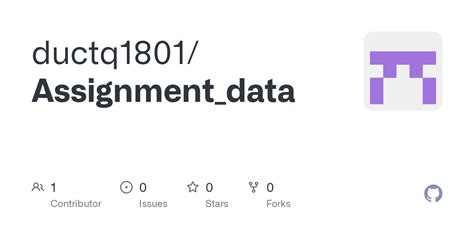 GitHub Ductq1801 Assignment Data