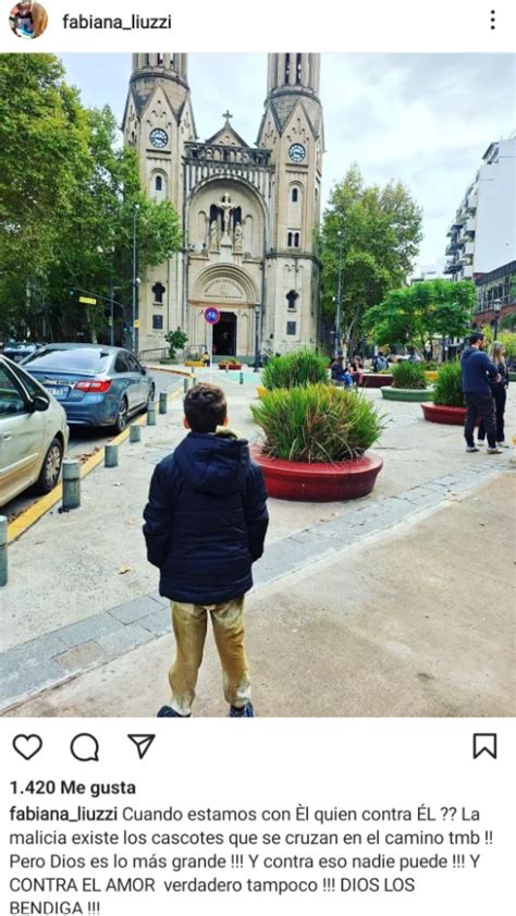 El Llamativo Mensaje De Fabiana Liuzzi La Mamá Del Hijo Menor De Luis