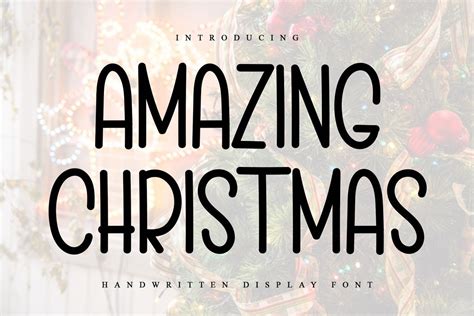 Шрифт Amazing Christmas скачать и установить на Web сайт