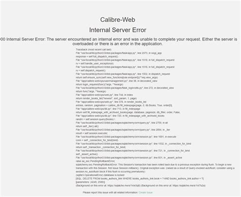 Calibre Web Login Error Issue 2342 Janeczku Calibre Web GitHub