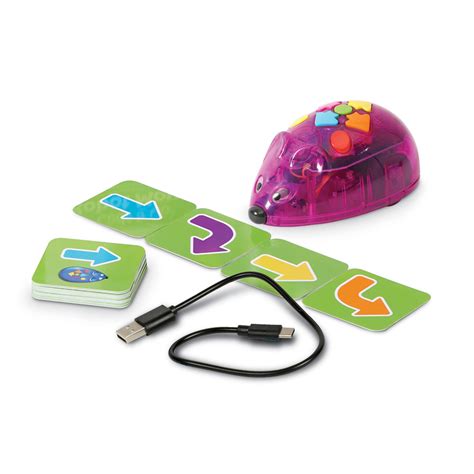 code and go® robot mouse rechargeable learning resources playwell