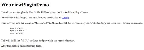 Juce 8 Feature Overview Webview Uis Juce