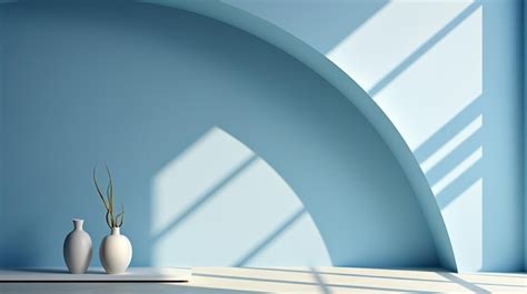 Serenity In Simplicity A Minimalist Shelf Display Premium Ai