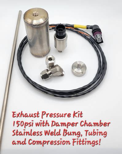 Exhaust Back Pressure Sensor Kit Kozmic Motorsports