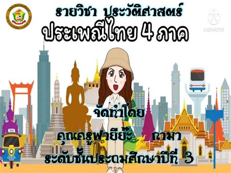 เรื่องประเพณีไทย 4 ภาค คุณครูฟายีย๊ะ กามา Lovelydayiceland หน้า