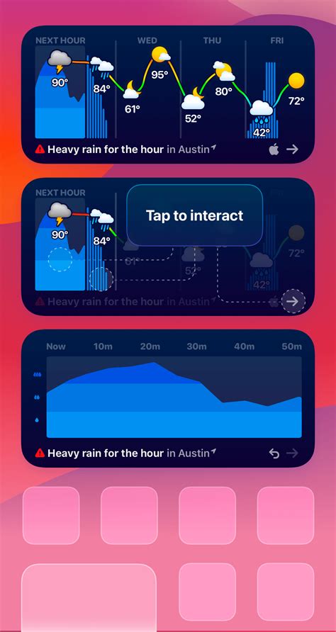 weather up puts a fully interactive weather app into an ios widget techcrunch