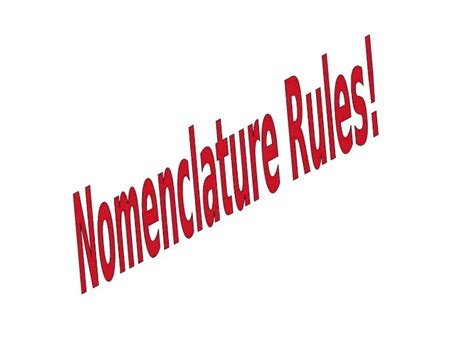Ppt Nomenclature Rules Dokumentips