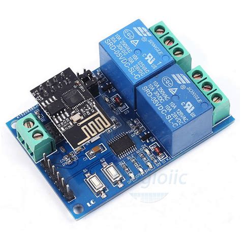 Module Wifi Esp8266 2 Relay 5v