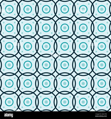 Circle Tile Seamless Pattern Design Vector Stock Vector Image And Art Alamy