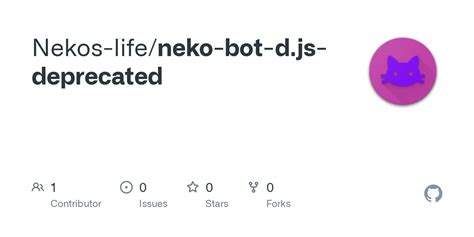 github nekos life neko bot d js deprecated