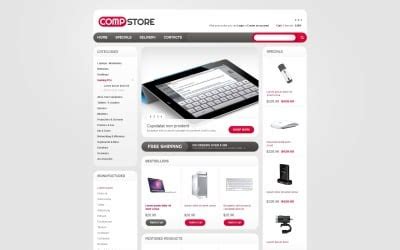 Free Computer Store Templates Templatemonster