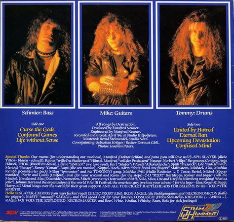 Destruction Eternal Devastation Thrash Metal Album Cover Gallery And 12