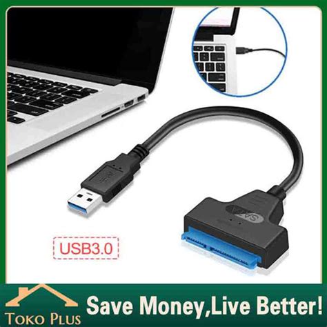Jual Kabel Sata To USB 3 0 Hard Disk SATA For HDD SSD 2 5 22pin USB3 0 Kota Cimahi Toko