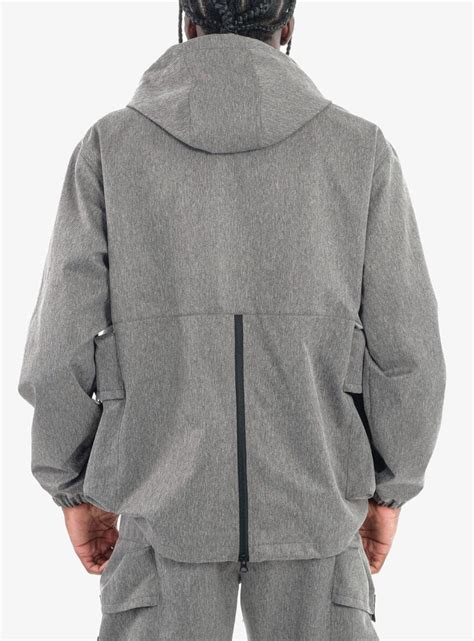 Life Code Jacket Twill Cargo Heather Grey 23j39 Vengeance78