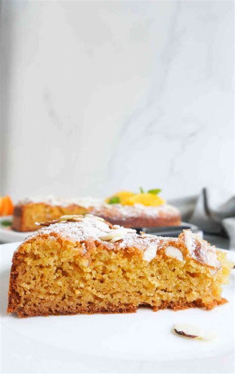 Orange Blossom Almond Cake Eatdrinkpure