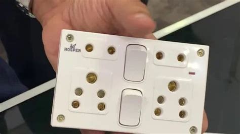 PVC Combined Modular Switch Socket At Rs 140 In Shivpuri ID 24243031933