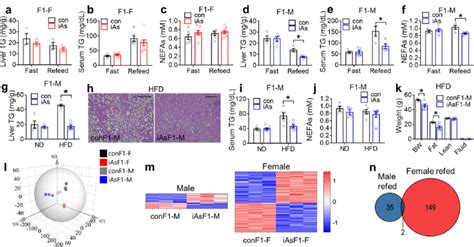 Sex Difference Of Lipid Metabolism For F1 Offspring In Response To