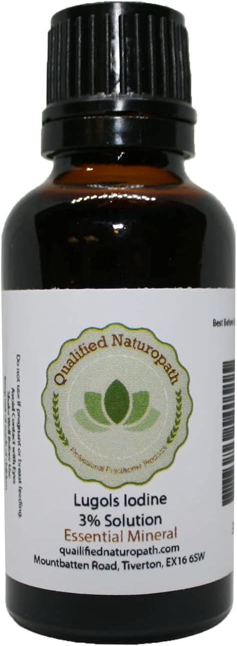 Lugols Iodine Solution 3 30ml With Dropper Cap Uk