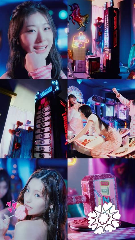 Itzy Twenty Mv Aesthetic Tile Wallpaper