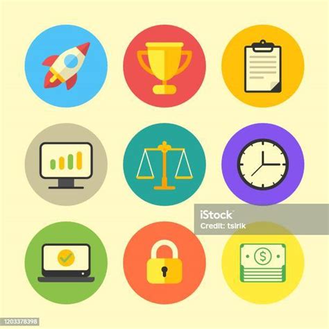 商業圖示火箭杯文檔監視器圖形比例觀看筆記本電腦掛鎖錢向量插圖向量圖形及更多組織圖片 組織 一組物體 互聯網 Istock