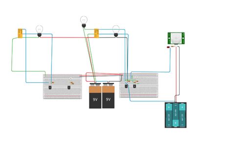 Circuit Design Latching Relay Combine With Pir Sensor Tinkercad