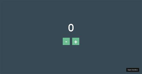UseState Hook Forked Codesandbox