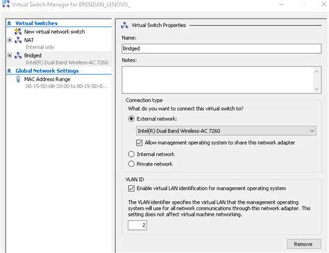 Networking Hyper V Network Card Same Ip Address Super User