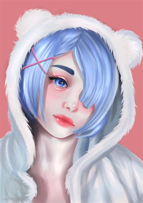 Colored Rem Uwu Anime Amino