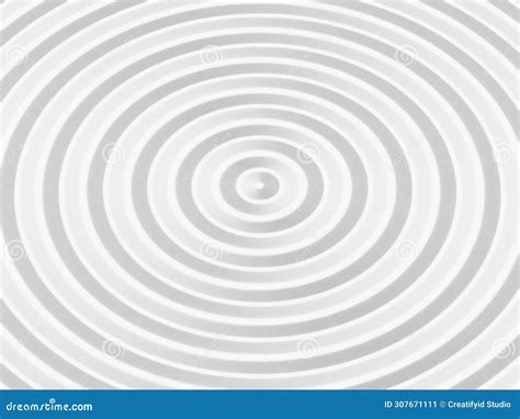 Smooth Concentric Random Offset White Rings Or Circles Background