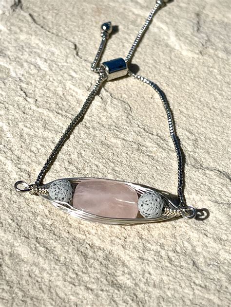 Mermaid Aroma Bracelet Rose Quartz — Urban Sun