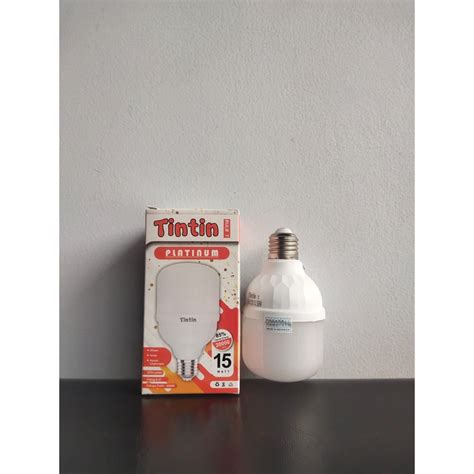 Jual Bohlam Lampu LED TinTin Platinum 15 Watt T Bulb GARANSI TERMURAH