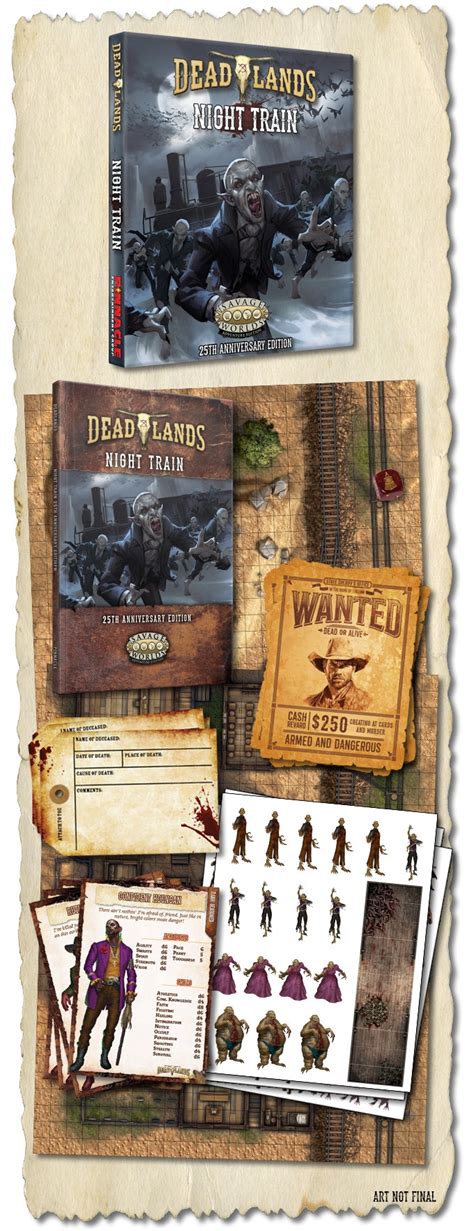 Deadlands Night Train Is 25 Years Old Of Course Its On Kickstarter