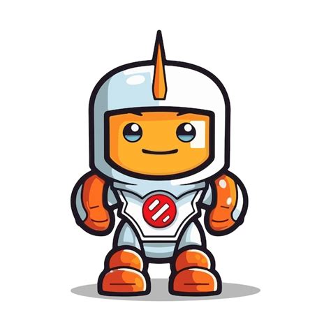 Power Protector Mascot Logo Premium Ai Generated Vector