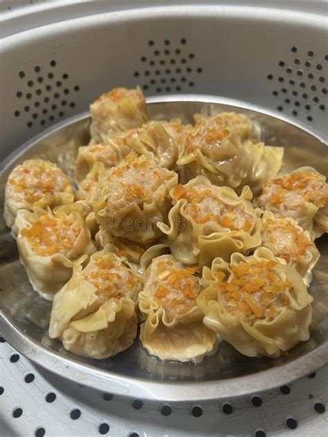 Shumai Is A Type Of Traditional Chinese Dumpling Stock Image Image Of