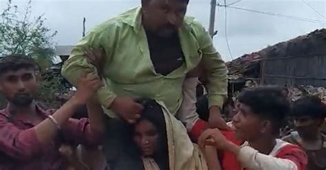 Cheating Wife Forced To Parade Husband Through The Streets After Having