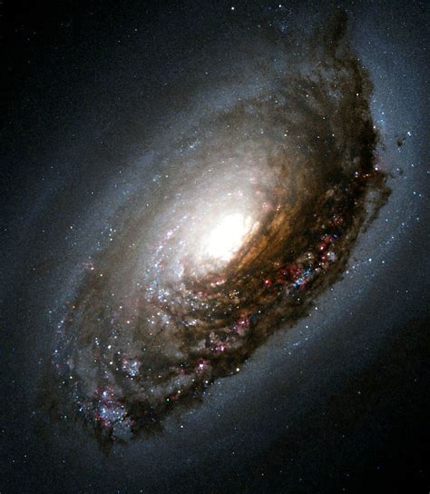 The Hubble Space Telescope Has Snapped An Image Of The Black Eye Galaxy