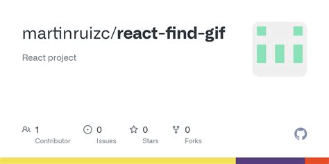 GitHub Martinruizc React Find Gif React Project