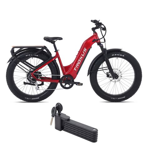 Explorer Plus Step Thru E Bike 750w Motor Fat Tire 90 Mile Range