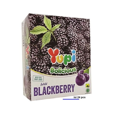 Jual Yupi Bolicious Fruit Juice Jelly Candy Kotak Isi 24 Pcs