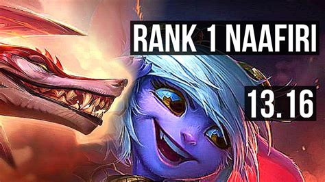 Naafiri Vs Tristana Mid Rank 1 Naafiri 7 Solo Kills 1633